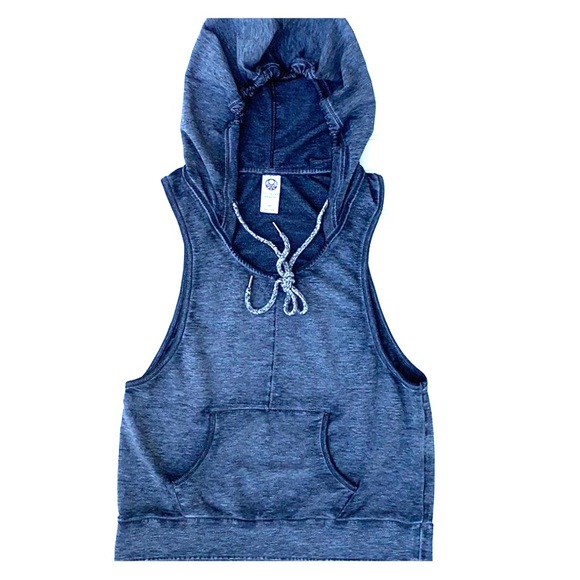 Te Verde | Tops | Te Verde Yoga Drawstring Hooded Tank Wp | Poshmark